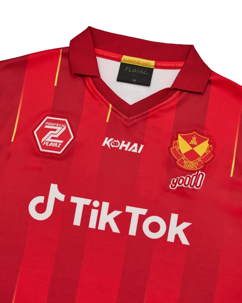 SRG Selangor Red Giants Home Jersey - playaz.my